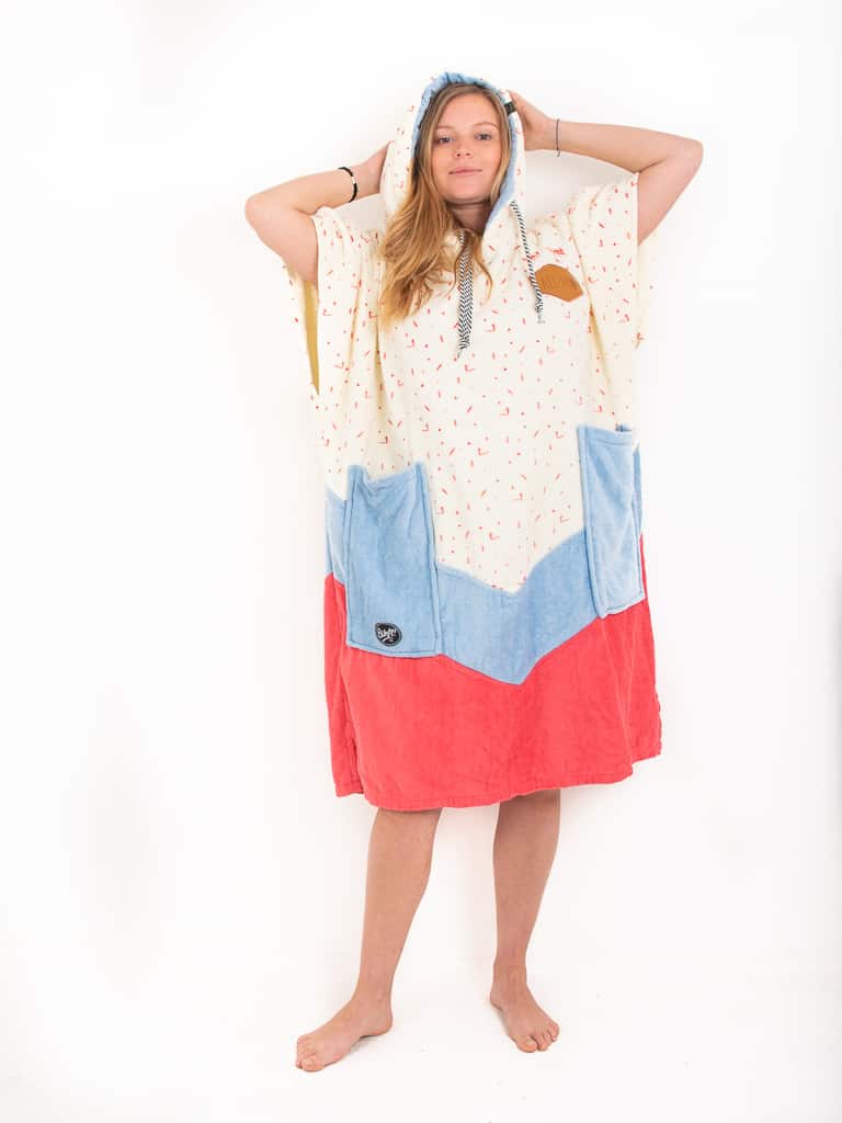 WAVE HAWAII | Poncho Ericeira | Poncho de plajă femei/bărbați